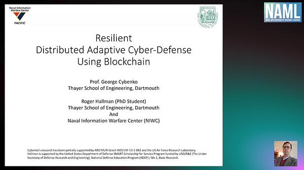 Underline | Resilient Distributed Adaptive Cyber-Defense Using Blockchain