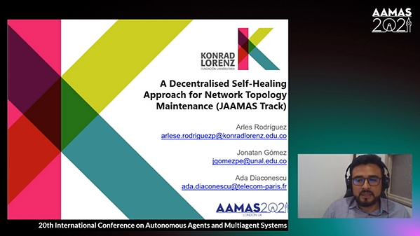 Underline | A Decentralised Self-Healing Approach for Network Topology Maintenance (JAAMAS Track)