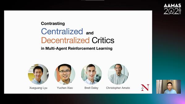 Underline | Contrasting Centralized and Decentralized Critics in Multi-Agent Reinforcement Learning