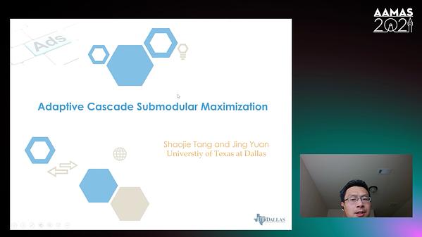 Underline | Adaptive Cascade Submodular Maximization Underline | Adaptive Cascade Submodular Maximization