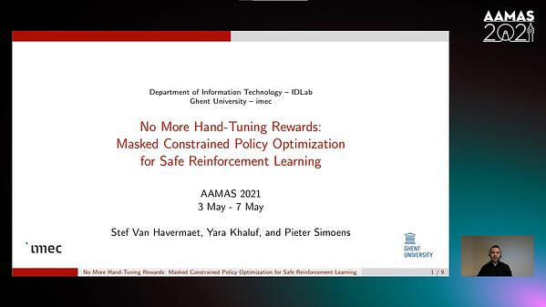 Underline | No More Hand-Tuning Rewards: Masked Constrained Policy ... Underline | No More Hand-Tuning Rewards: Masked Constrained Policy ...