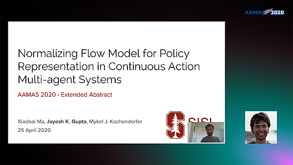Normalizing Flow Model for Policy Representation in Continuous Action Multi-agent Systems ...