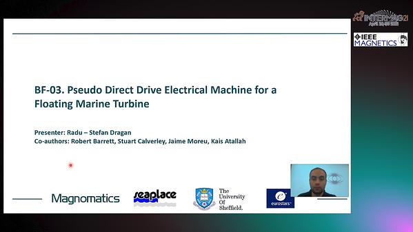 Pseudo Direct Drive Electrical Machine for a Floating Marine Current ...