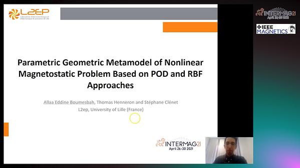 Underline | Parametric Geometric Metamodel of Nonlinear Magnetostatic Problem Based on POD and ...