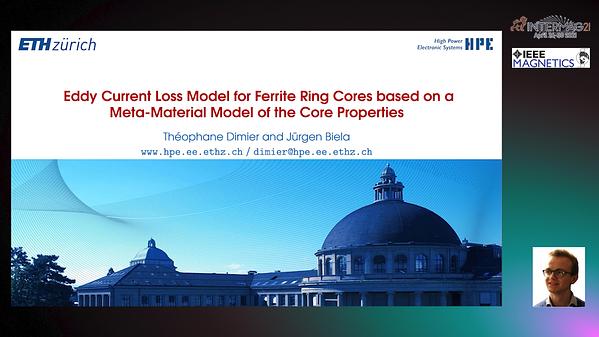 Underline | New Core Loss Model for Ferrite Cores Based on a Meta ...
