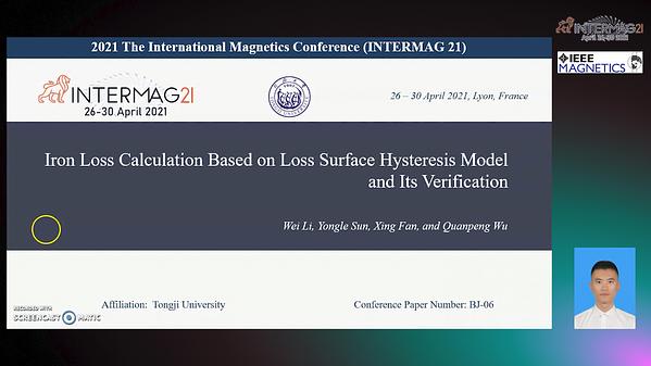 Underline | Iron Loss Calculation Based on Loss Surface Hysteresis ...
