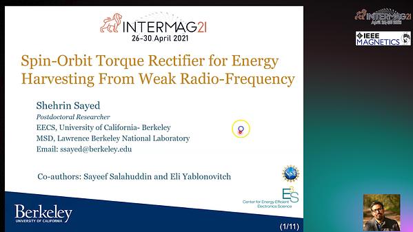 Underline | Spin-orbit torque rectifier for energy harvesting from weak ...