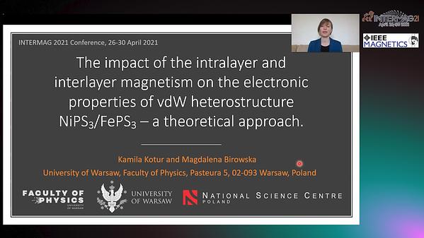 The impact of the intralayer and interlayer magnetism on the electronic ...