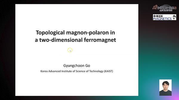 Underline | Topological magnon-polaron in a two-dimensional ferromagnet