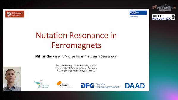 Underline Nutation Resonance In Ferromagnets