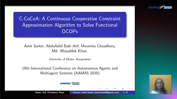 Underline C Cocoa A Continuous Cooperative Constraint Approximation Algorithm To Solve 