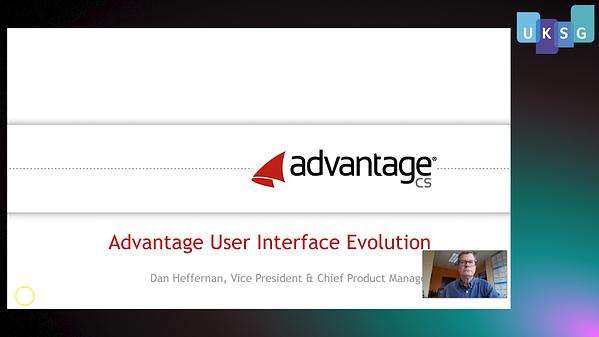Advantage User Interface Evolution | Underline