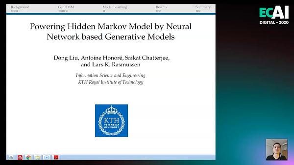 Underline | Powering Hidden Markov Model by Neural Network based Generative Models