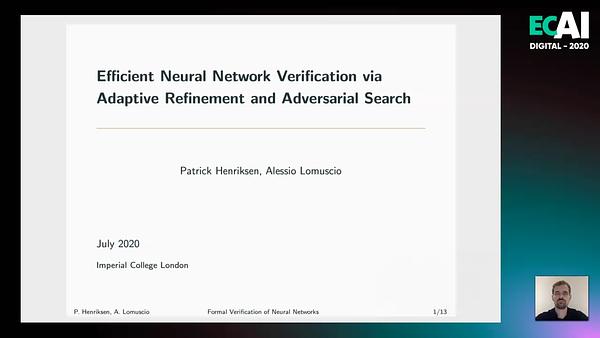 Underline Efficient Neural Network Verification Via Adaptive Refinement And Adversarial Search