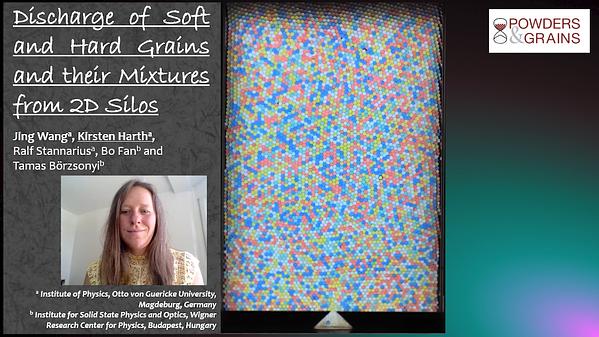 Underline | Discharge of soft and hard grains and their mixtures from ...