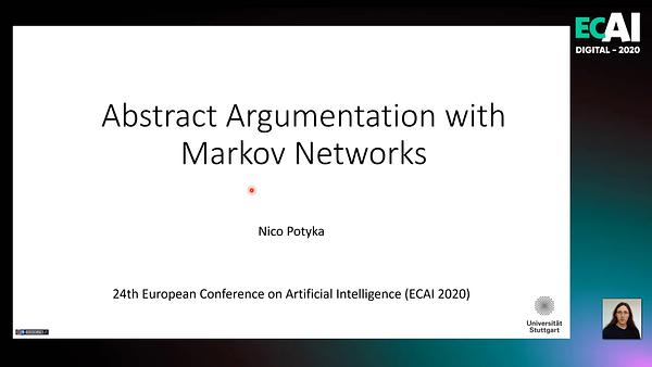Underline | Abstract Argumentation with Markov Networks