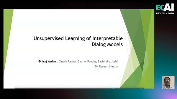 Underline | Unsupervised Learning of Interpretable Dialog Models