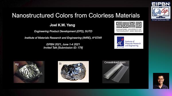 Underline | Nanostructured Colors from Colorless Materials