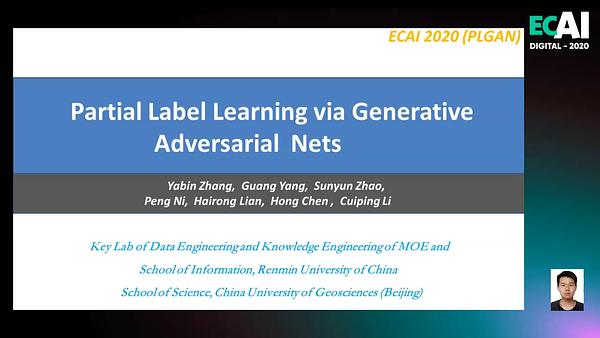 Underline | Partial Label Learning via Generative Adversarial Nets Underline | Partial Label Learning via Generative Adversarial Nets