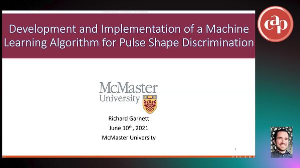 Underline Development And Implementation Of A Machine Learning Algorithm For Pulse Shape