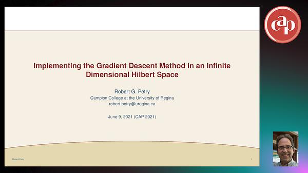 Underline | Implementing the Gradient Descent Method in an Infinite ...