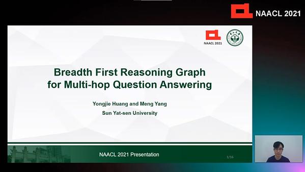 Underline | Breadth First Reasoning Graph for Multi-hop Question Answering