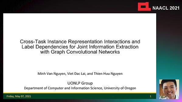 Cross Task Instance Representation Interactions And Label Dependencies For Joint Information