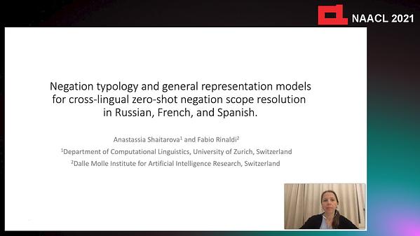 Underline Negation Typology And General Representation Models For Cross Lingual Zero Shot