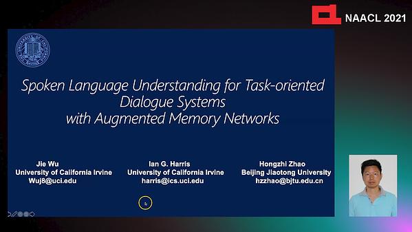 Underline | Spoken Language Understanding for Task-oriented Dialogue Systems with Augmented ...