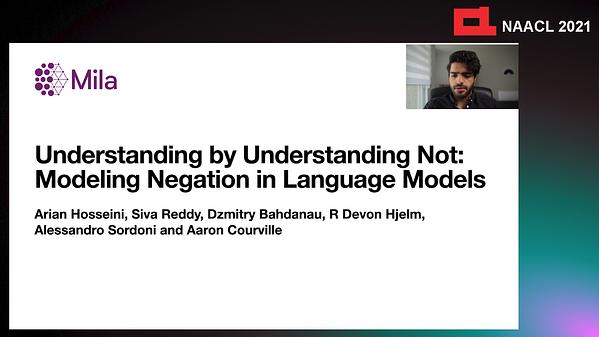 Underline | Understanding by Understanding Not: Modeling Negation in Language Models