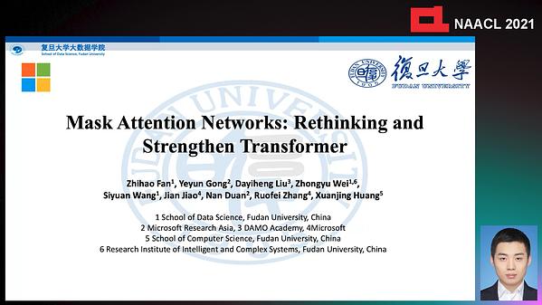 Underline | Mask Attention Networks: Rethinking and Strengthen Transformer