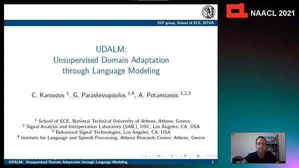 Underline | UDALM: Unsupervised Domain Adaptation through Language Modeling Underline | UDALM: Unsupervised Domain Adaptation through Language Modeling