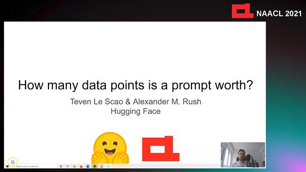 How many data points is a prompt worth? | Underline