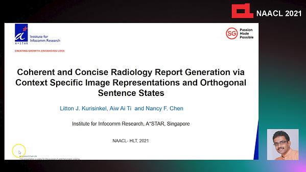 Underline | Coherent and Concise Radiology Report Generation via ...