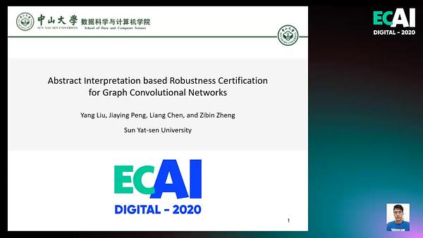 Underline | Abstract Interpretation based Robustness Certification for Graph Convolutional Networks