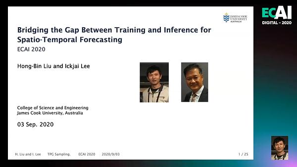 Bridging The Gap Between Training And Inference For Spatio Temporal Forecasting Underline