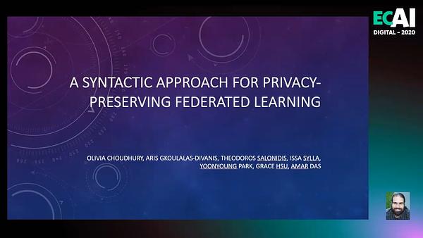 Underline | A Syntactic Approach for Privacy-Preserving Federated Learning