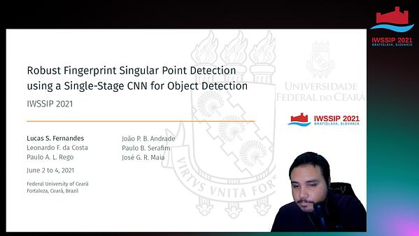 Underline Robust Fingerprint Singular Point Detection Using A Single Stage Cnn For Object 