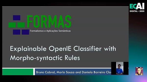 Underline Explainable Open Ie Classifier With Morpho Syntactic Rules 