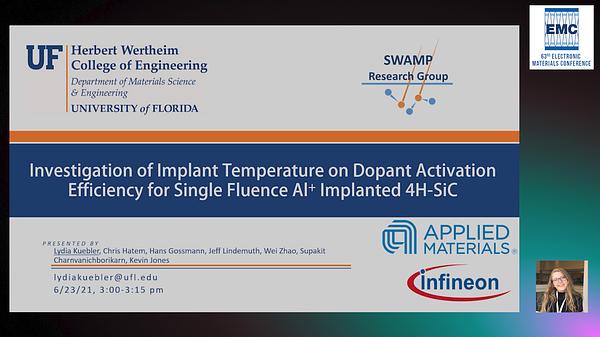 Underline | Investigation of Implant Temperature on Dopant Activation Efficiency for Single ...