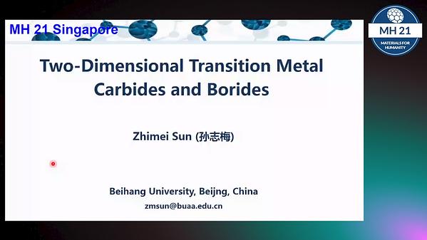 Underline | Two-Dimensional Transition Metal Carbides and Borides