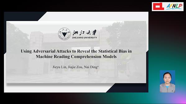 Underline | Using Adversarial Attacks to Reveal the Statistical Bias in Machine Reading ...