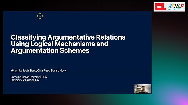Underline | Classifying Argumentative Relations Using Logical Mechanisms and Argumentation Schemes
