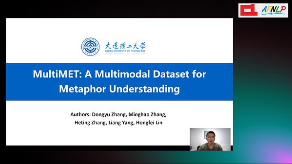 Underline | MultiMET: A Multimodal Dataset for Metaphor Understanding