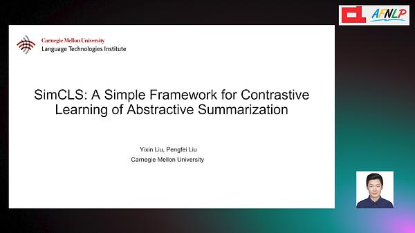 Underline | SimCLS: A Simple Framework for Contrastive Learning of ... Underline | SimCLS: A Simple Framework for Contrastive Learning of ...