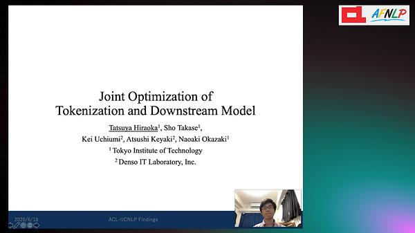 Underline | Joint Optimization of Tokenization and Downstream Model Underline | Joint Optimization of Tokenization and Downstream Model