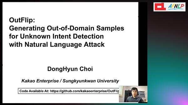 Underline Outflip Generating Examples For Unknown Intent Detection With Natural Language Attack