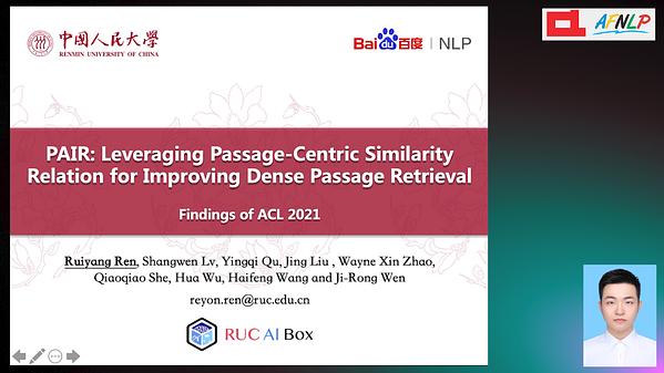 Underline | PAIR: Leveraging Passage-Centric Similarity Relation for ... Underline | PAIR: Leveraging Passage-Centric Similarity Relation for ...