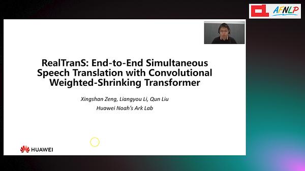 RealTranS: End-to-End Simultaneous Speech Translation with ...