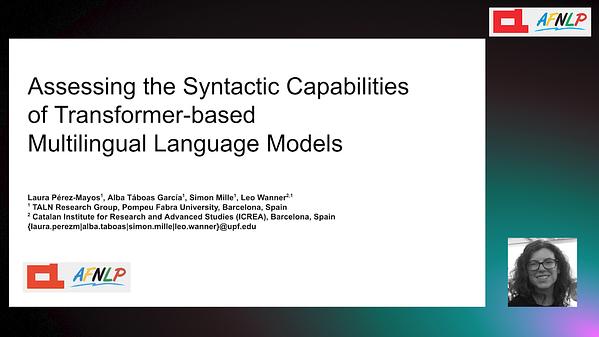 Underline | Assessing the Syntactic Capabilities of Transformer-based Multilingual Language Models